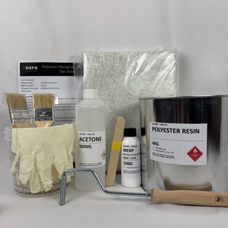 Fibreglass Repair Kit - Polyester - NZ Fibreglass